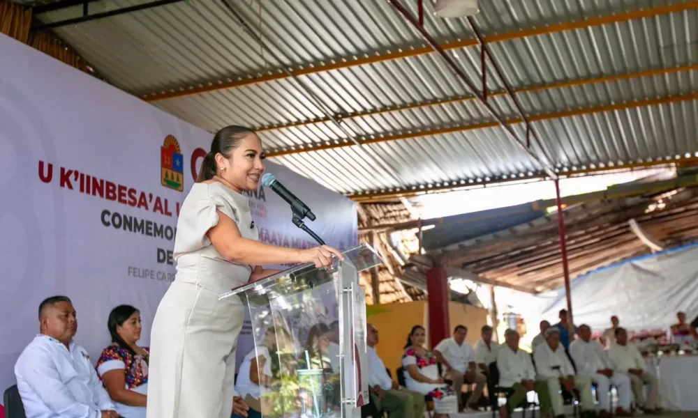 Mara Lezama y Mary Hernández enaltecen cultura maya ante dignatarios de ...